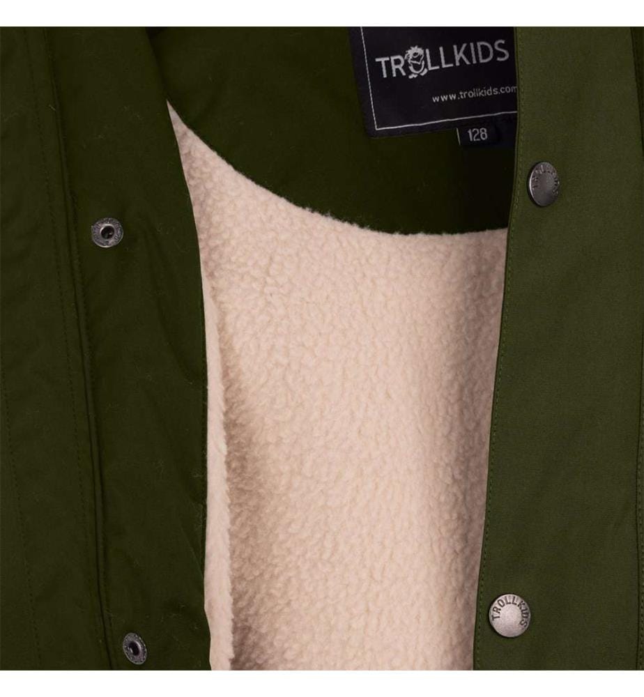 Trollkids Kids Gudvangen Jacket - Forest Green | DeinDeal