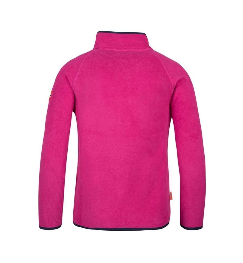 Trollkids Nordland Half Zip - Fireberry and Navy | DeinDeal