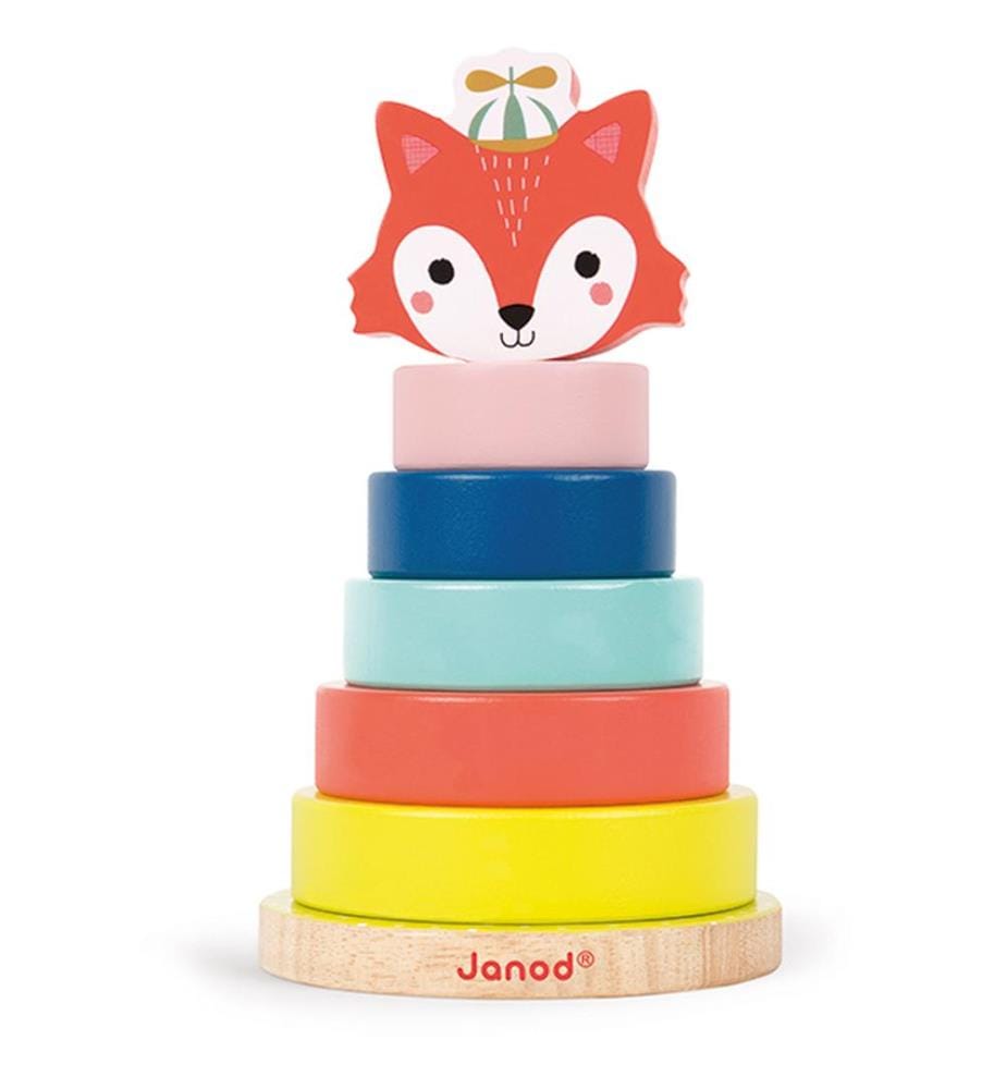 Janod Fox stacking tower | DeinDeal