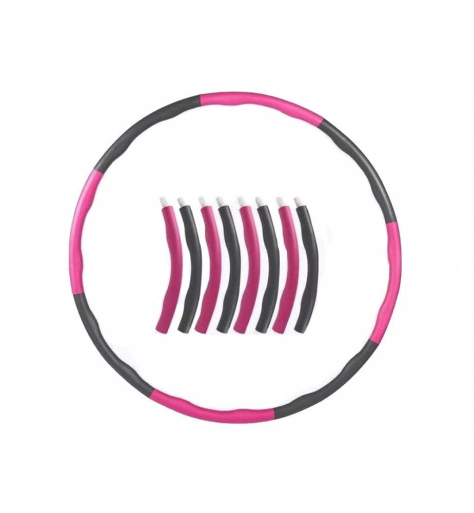Hula Hoop in schiuma 95 cm Rosa 8 segmenti rimov… | DeinDeal