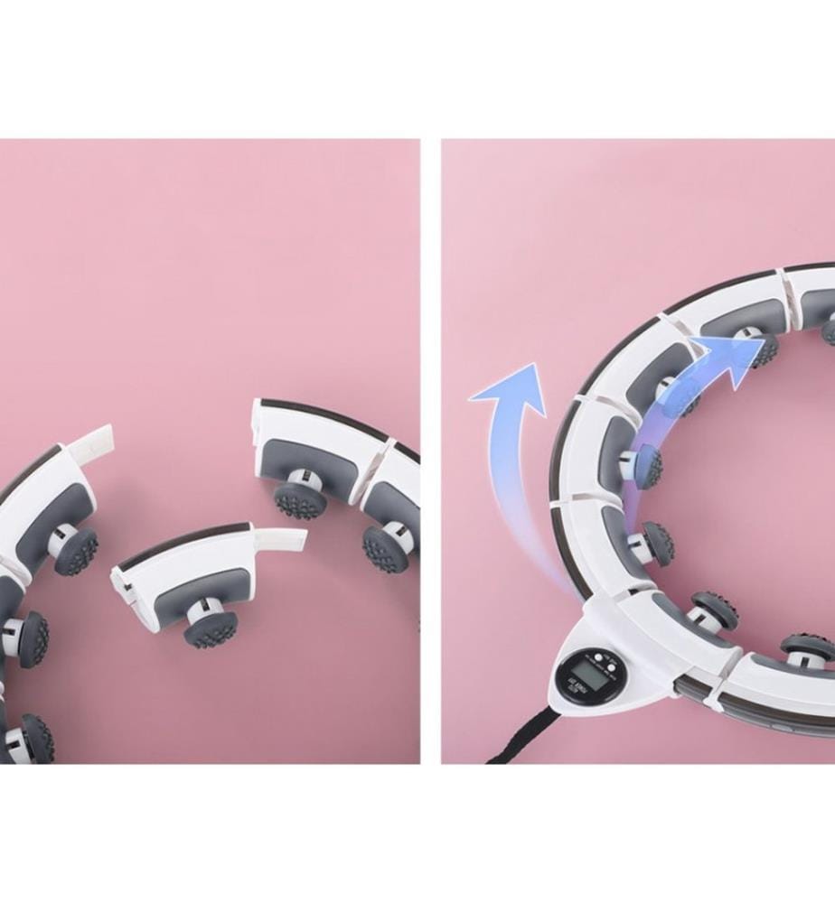 Hula Hoop Magnetico con nodi massaggianti e cont… | DeinDeal