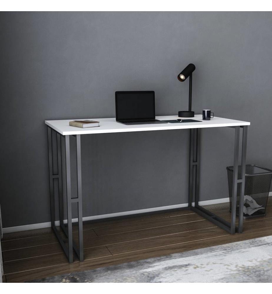 KALUNE DESIGN Arbeitstisch, Schwarz Weiss, Melam… | DeinDeal
