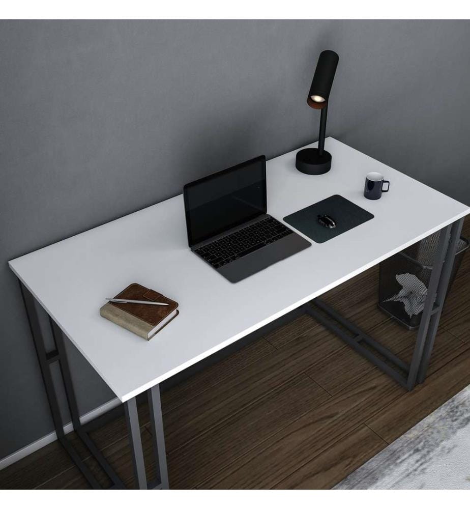 KALUNE DESIGN Arbeitstisch, Schwarz Weiss, Melam… | DeinDeal