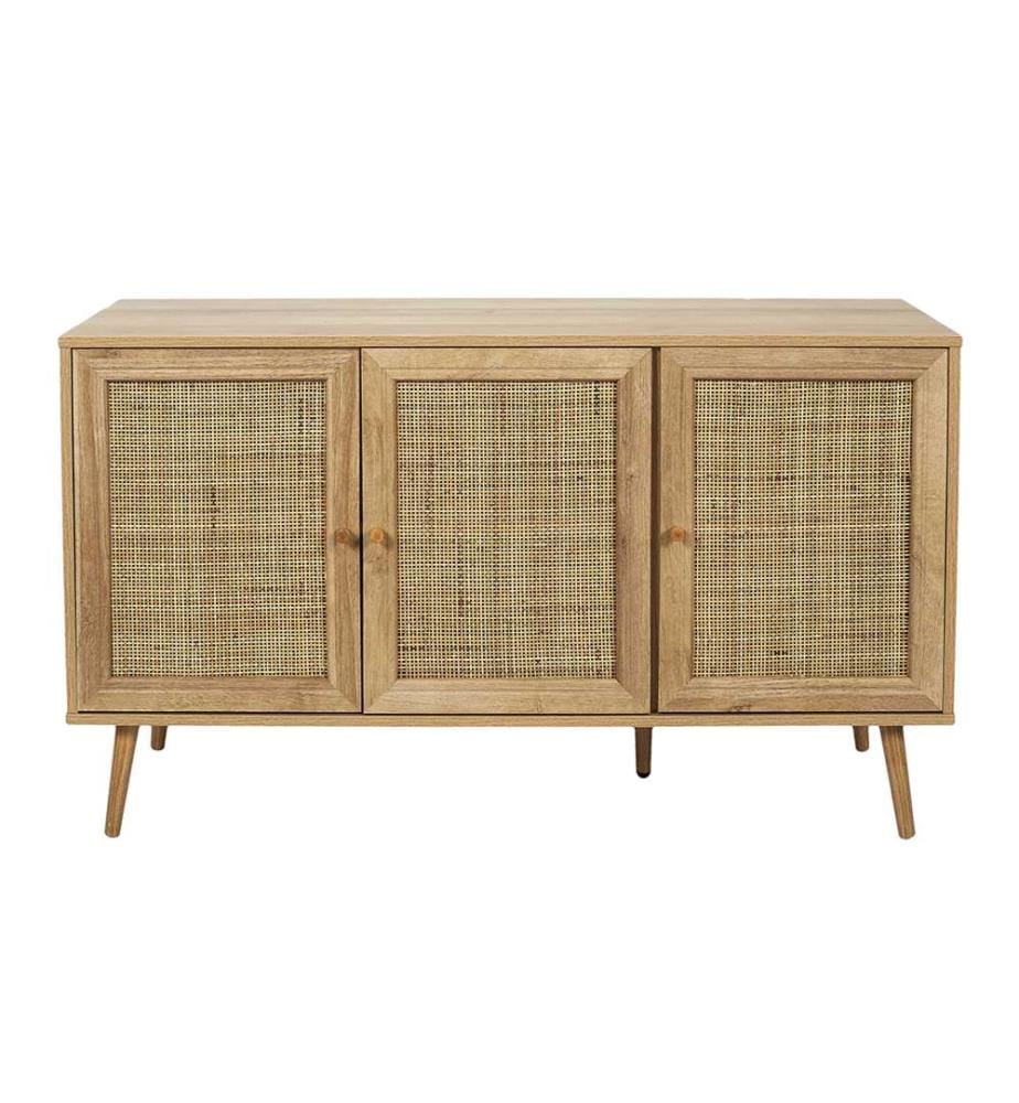 3-türiges Sideboard Bali - Braun | DeinDeal