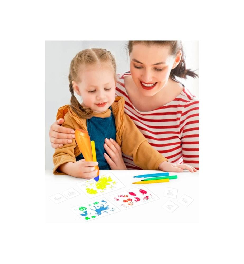 Techkidz Electric ink spray pen with accessories… | DeinDeal