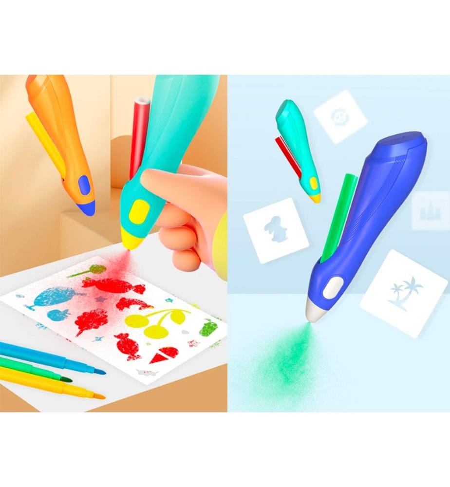 Techkidz Electric ink spray pen with accessories… | DeinDeal