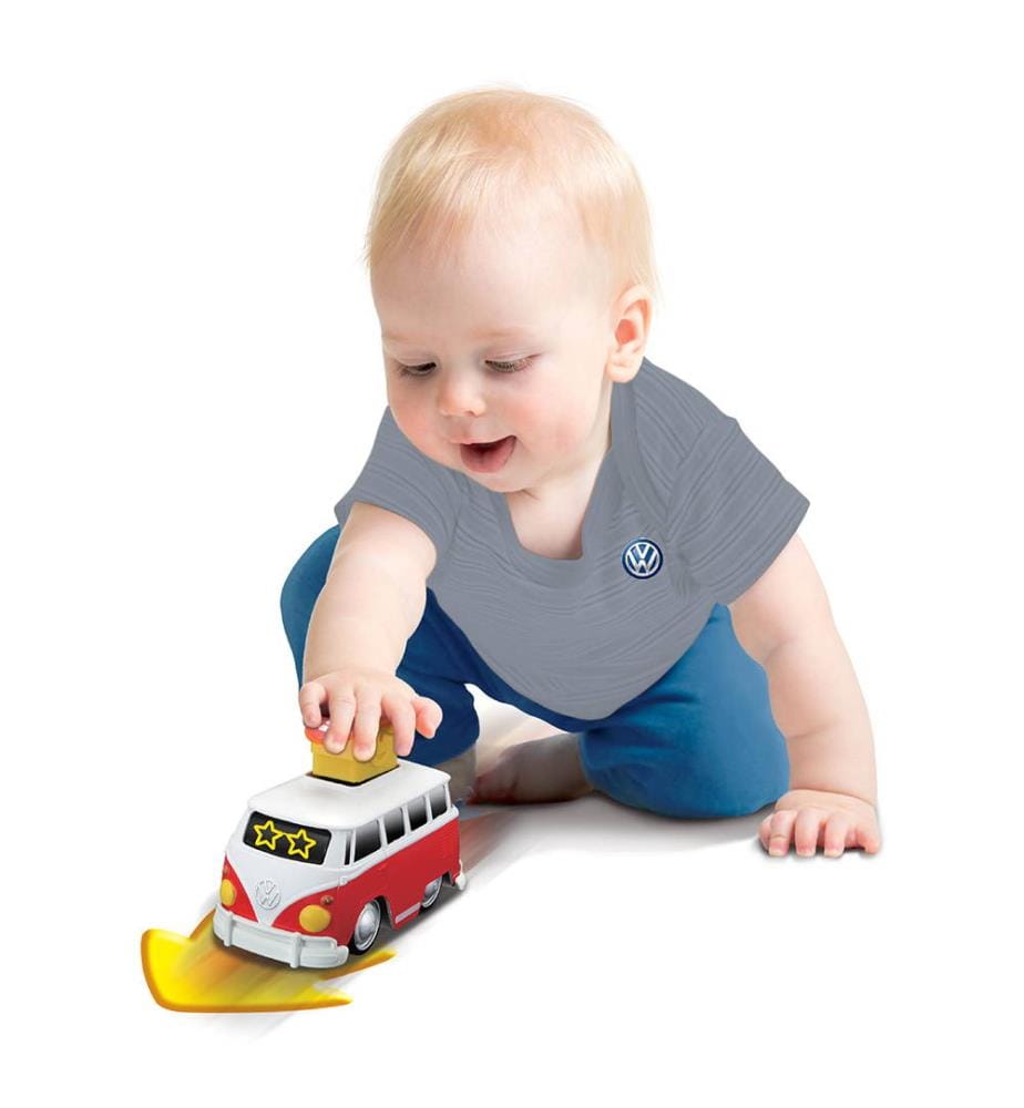 BB Junior Volkswagen Press and Go Bus toy car - … | DeinDeal