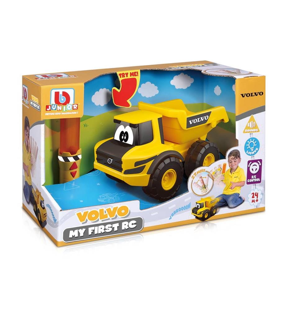 BB Junior Volvo RC Remote Control Car - Yellow a… | DeinDeal