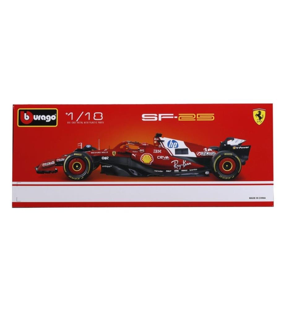 Burago Diecast model car Ferrari F1 SF-25 Lecler… | DeinDeal