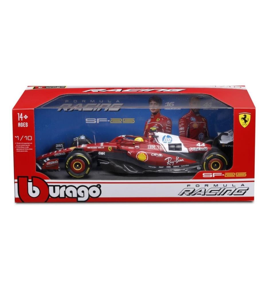 Burago Diecast model car Ferrari F1 SF-25 Hamilt… | DeinDeal