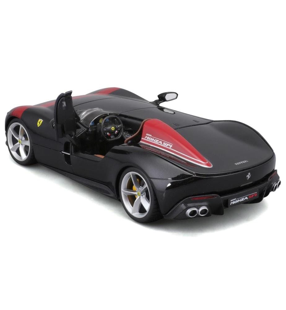 Burago Model Car Ferrari Monza Sp1 1/24 - Black | DeinDeal