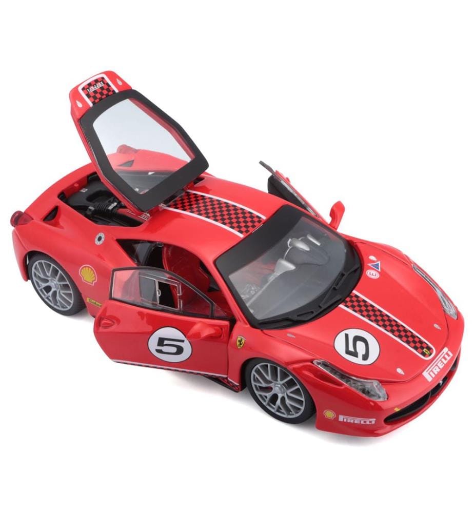 Burago Model Car Ferrari Racing 458 Challenge 1/… | DeinDeal