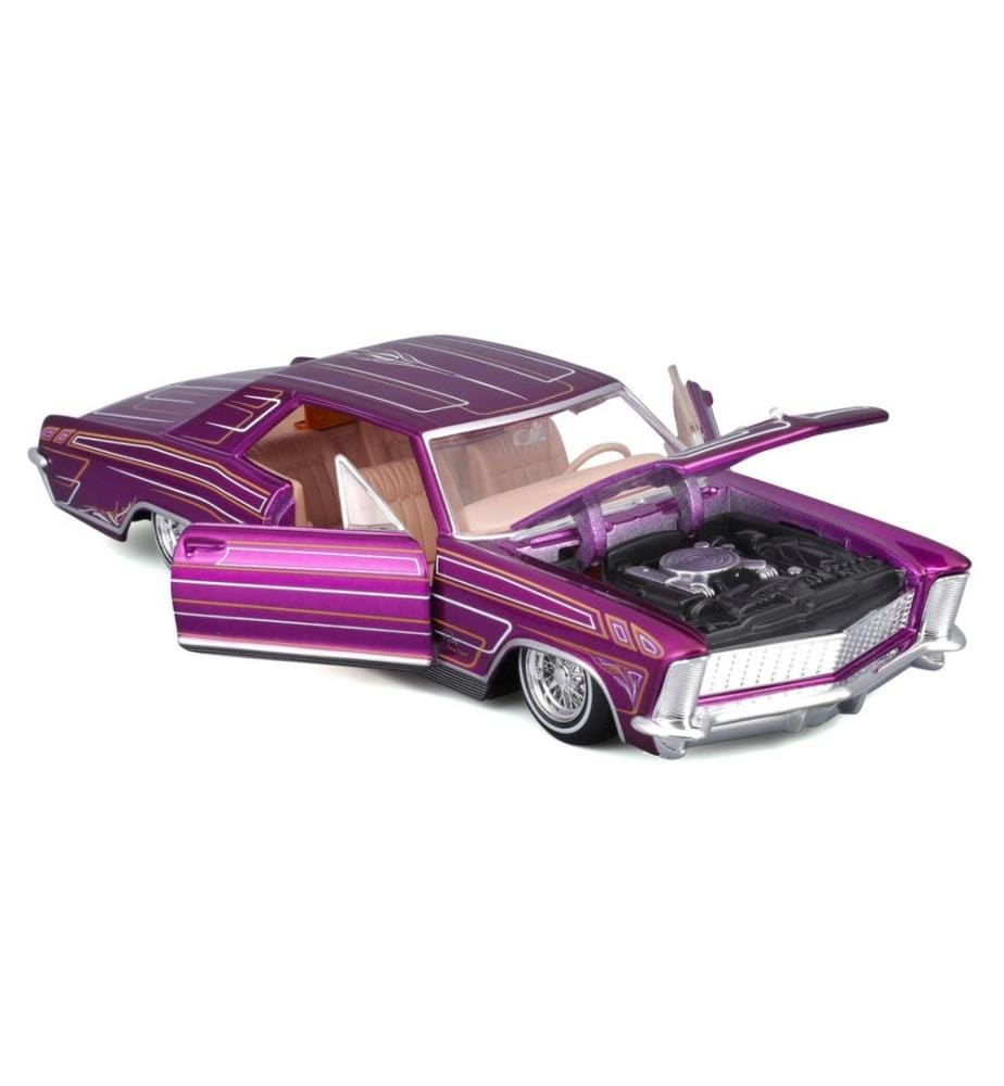 Maisto 1965 Buick Riviera Lowrider 1/24 - Purple | DeinDeal