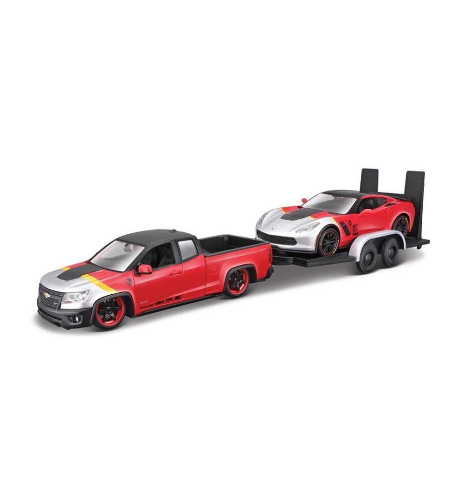 Maisto Model Car Chevrolet Colorado ZR2 & Corvet… | DeinDeal