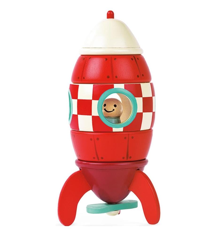 Janod Magnet kit rocket 5 pcs. | DeinDeal