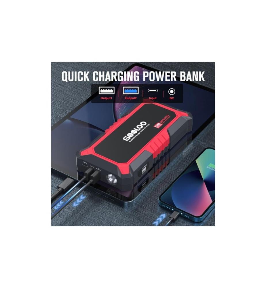 Gooloo - Batterie de démarrage GP2000 12 V, 2000A | DeinDeal