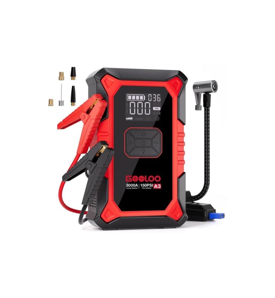 Gooloo - A3 Démarreur Jump/Compresseur 12 V, 300… | DeinDeal