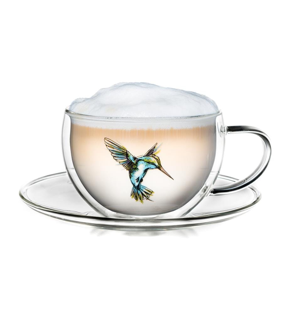 Tasse de thé à double paroi ''Hummi'' avec souco… | DeinDeal