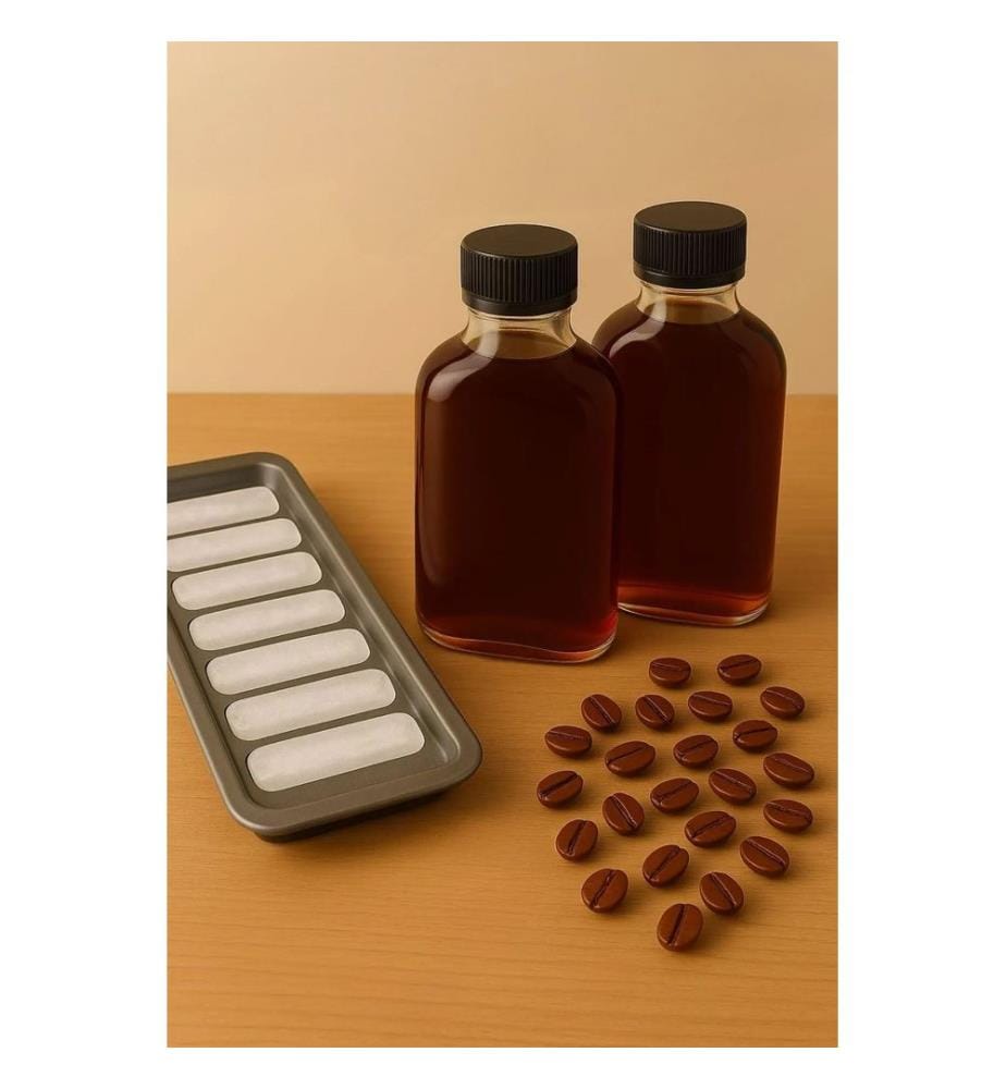 HERMIA Glasflaschenset, 3-teilig, transparent, s… | DeinDeal