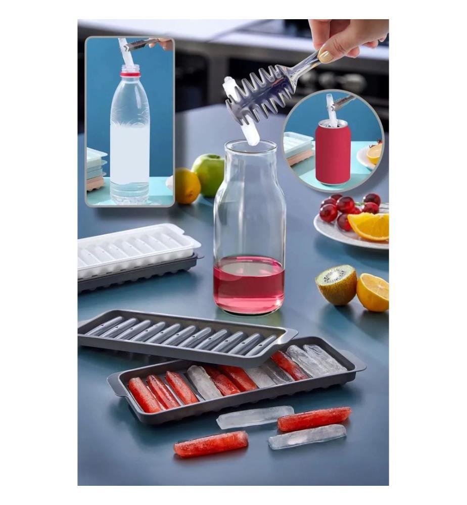 HERMIA Glasflaschenset, 3-teilig, transparent, s… | DeinDeal