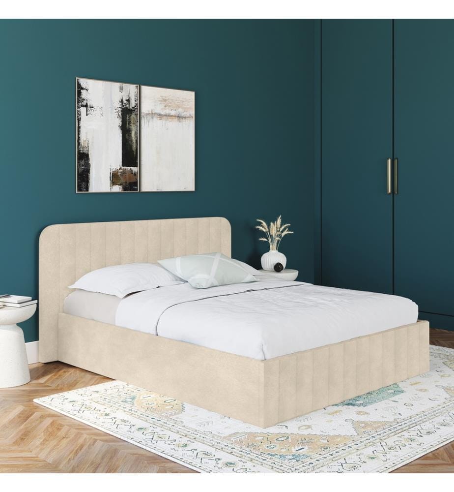 Idomya Boxspringbett Valentina aus Samt mit Bett… | DeinDeal