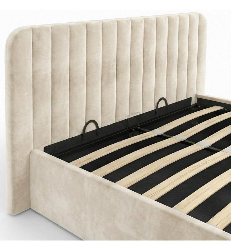 Idomya Boxspringbett Valentina aus Samt mit Bett… | DeinDeal