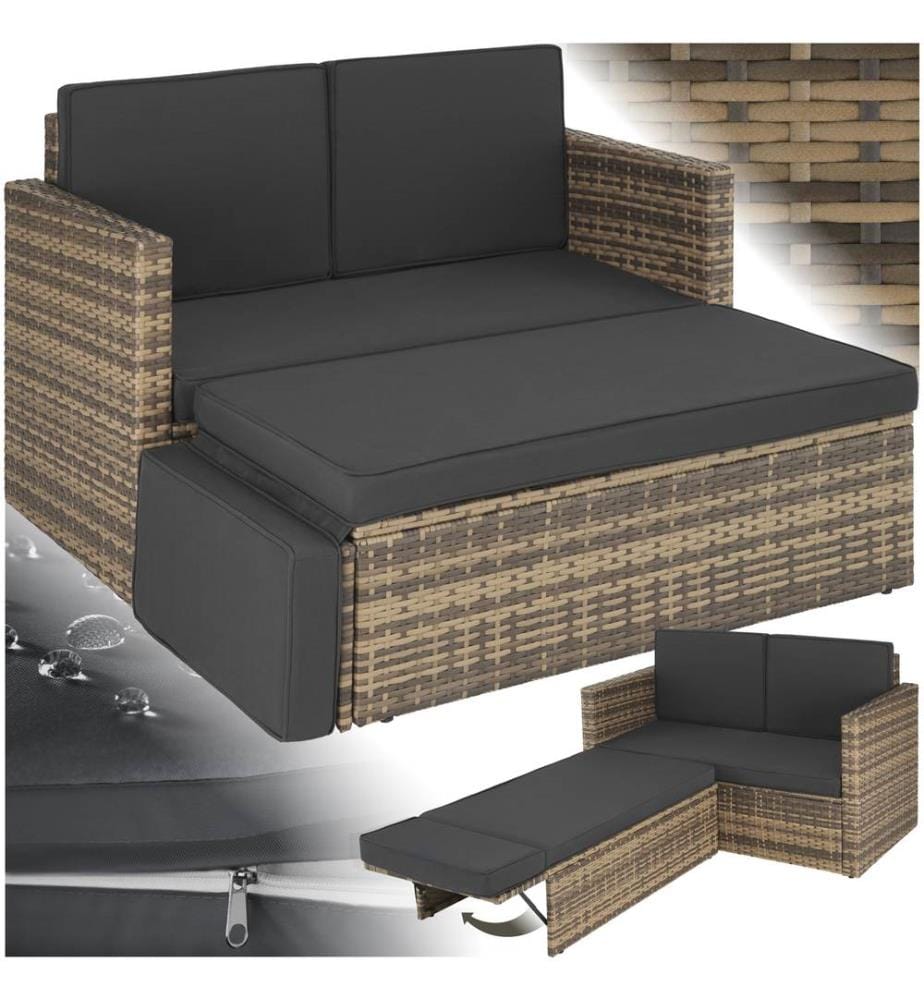 Rattan Lounge Korfu - natur | DeinDeal