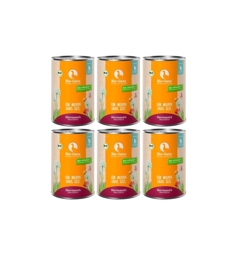 HERRMANN'S - Nassfutter Bio Gans mit Kürbis und … | DeinDeal