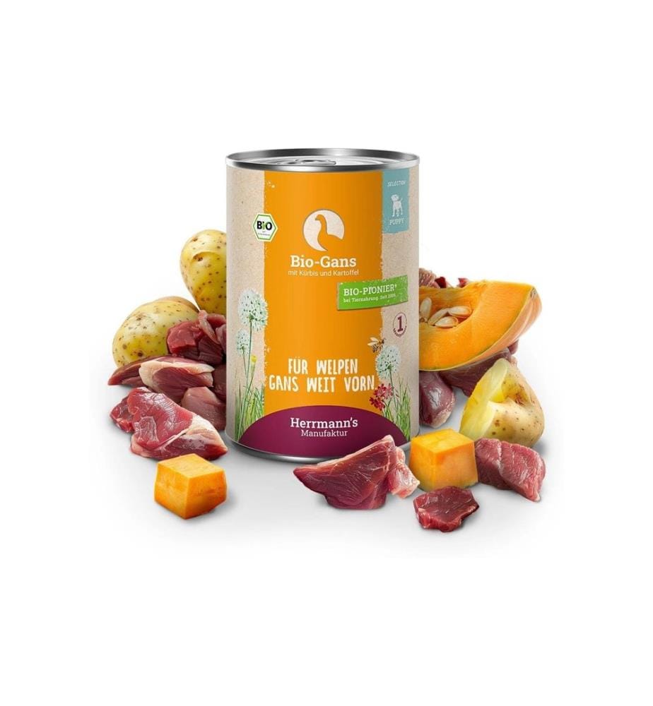 HERRMANN'S - Nassfutter Bio Gans mit Kürbis und … | DeinDeal