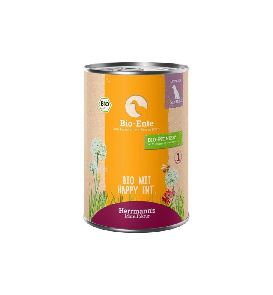 HERRMANN'S - Nassfutter Bio Ente mit Fenchel und… | DeinDeal