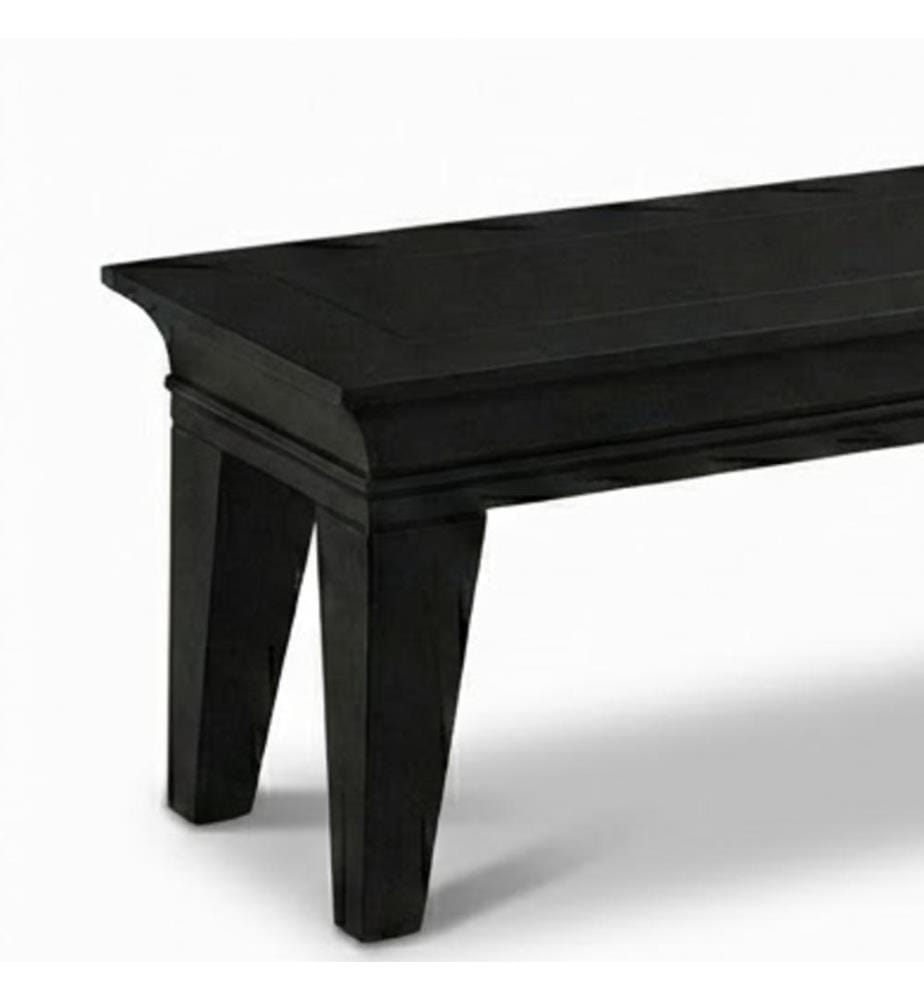 Stones Panca Mdf Bank 200x43x45 cm - Schwarz | DeinDeal