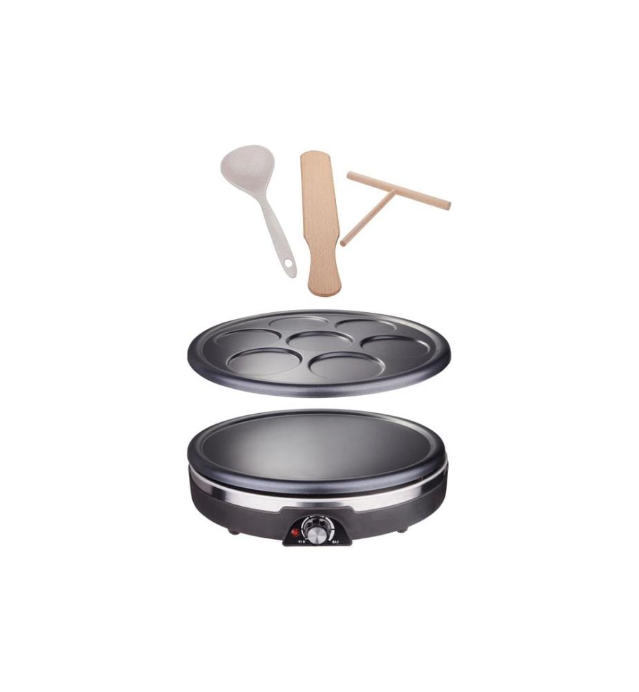 OHMEX - Crêpe Maker OHM-CRP-3805 1350 W, Schwarz | DeinDeal