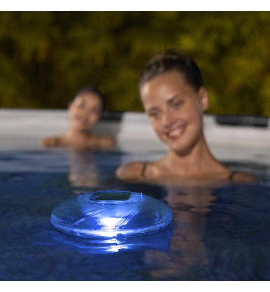 Bestway Solar-LED-Poolleuchte 18cm - Transparent | DeinDeal
