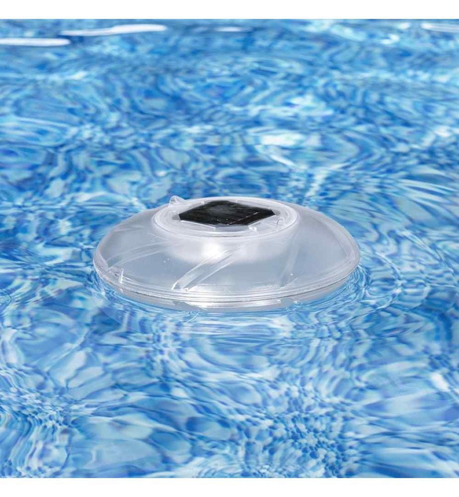 Bestway Solar-LED-Poolleuchte 18cm - Transparent | DeinDeal