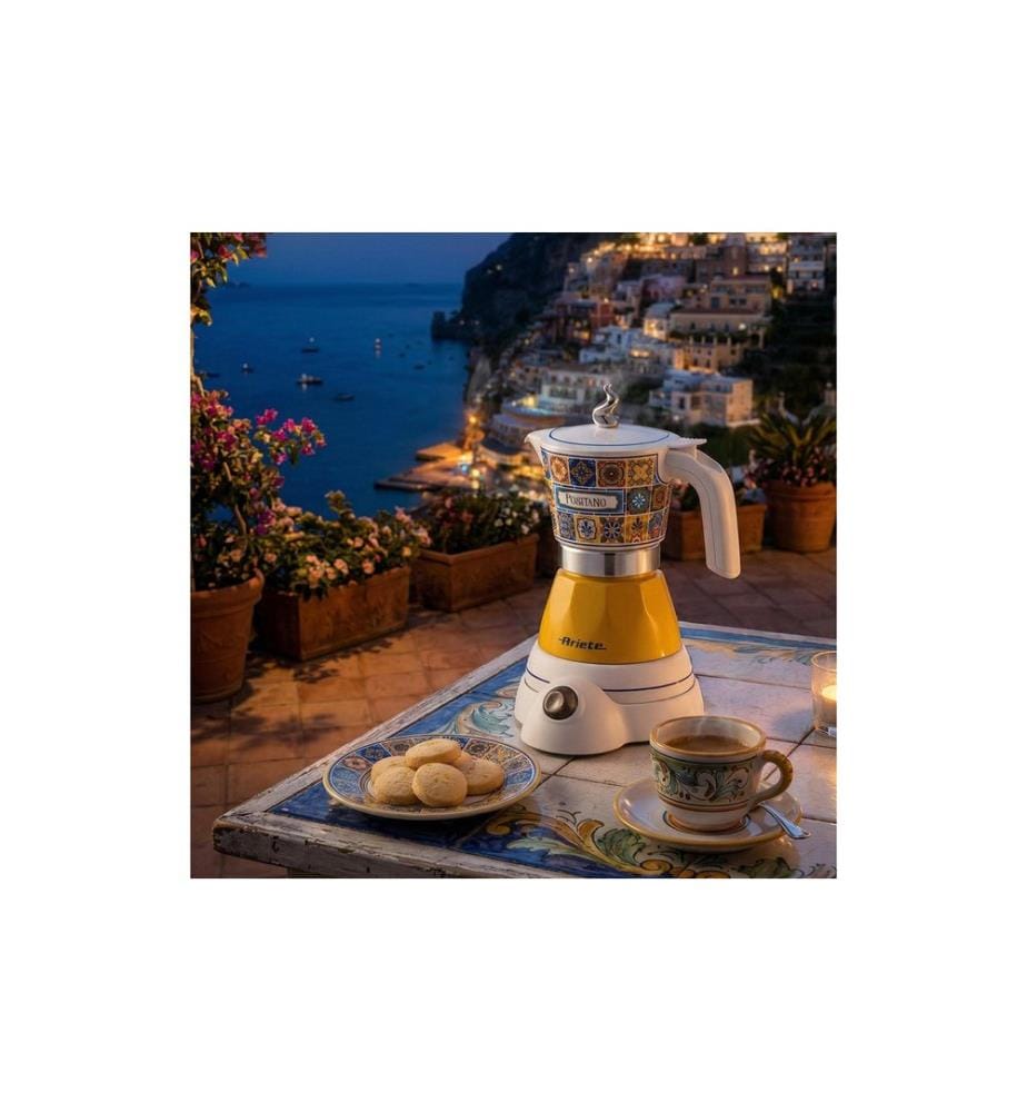 ARIETE - Positano Moka Für 4 Tassen, Gelb | DeinDeal
