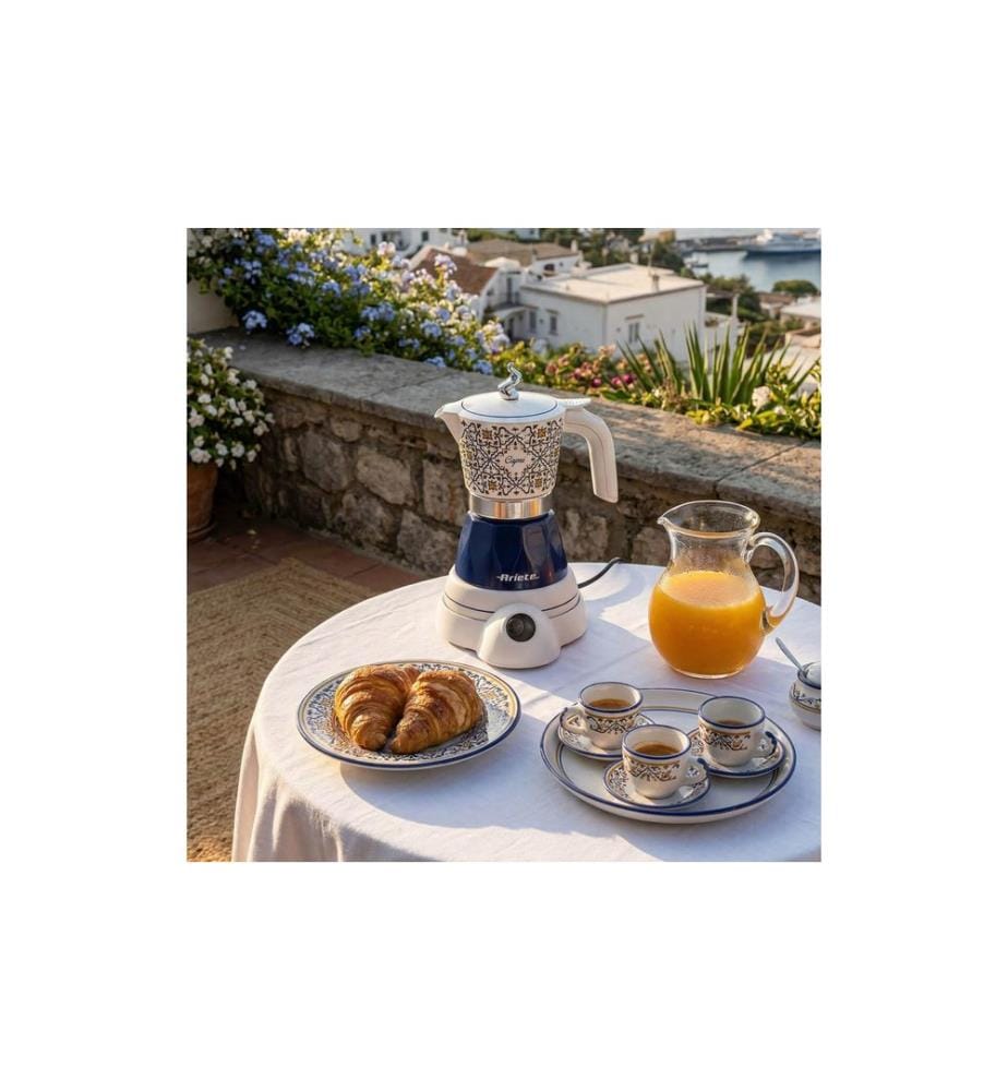 ARIETE - Capri Moka Für 4 Tassen, Dunkelblau | DeinDeal