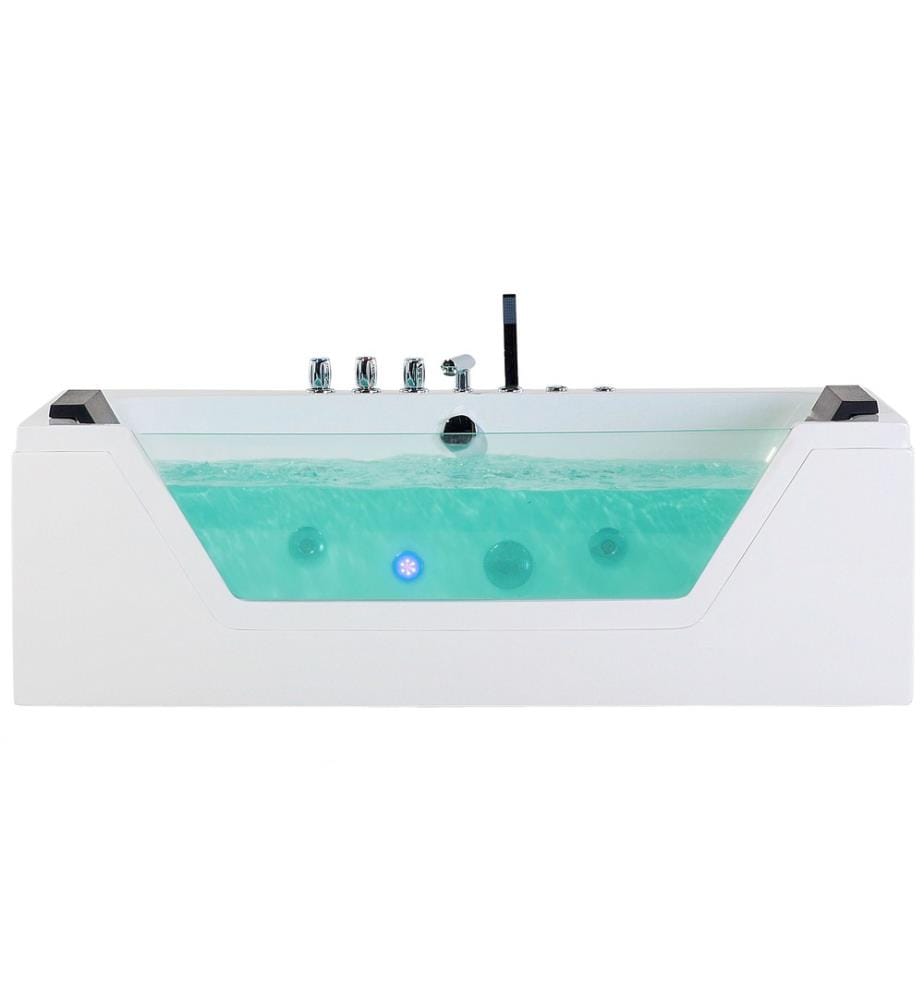 Whirlpool Badewanne Eckmodell mit LED SAMANA 162… | DeinDeal