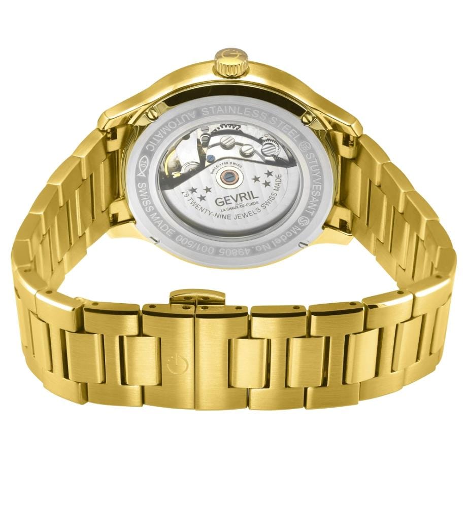 Gevril Stuyvesant Schweizer Automatikuhr - 42 mm | DeinDeal