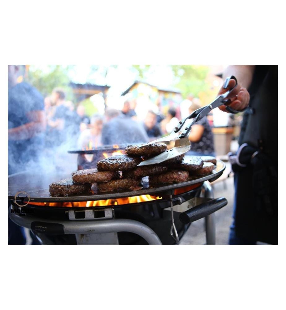Moesta BBQ - Burgerzange V-Tong Schwarz | DeinDeal