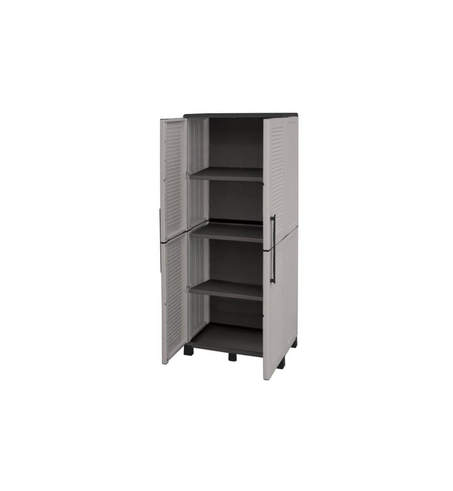 Art Plast - Gartenschrank Family F70/TP, Hellgrau | DeinDeal