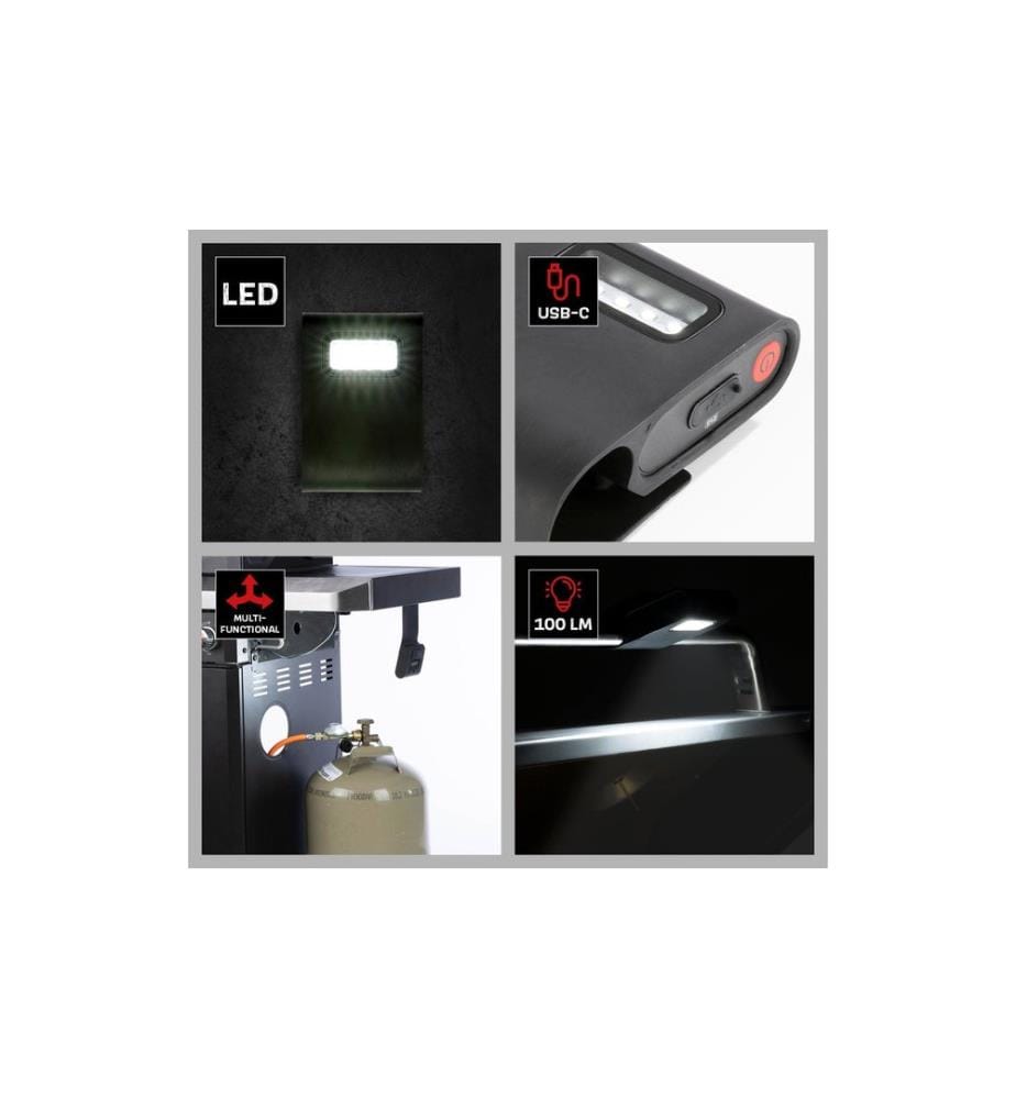 Landmann - Grillleuchte LED 3.7 V schwarz | DeinDeal