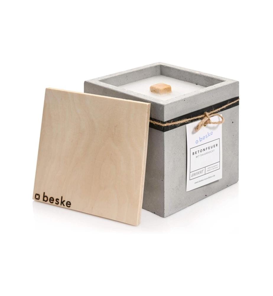 Beske - Betonfeuer Fuego' 17 x 17 x 17 cm | DeinDeal