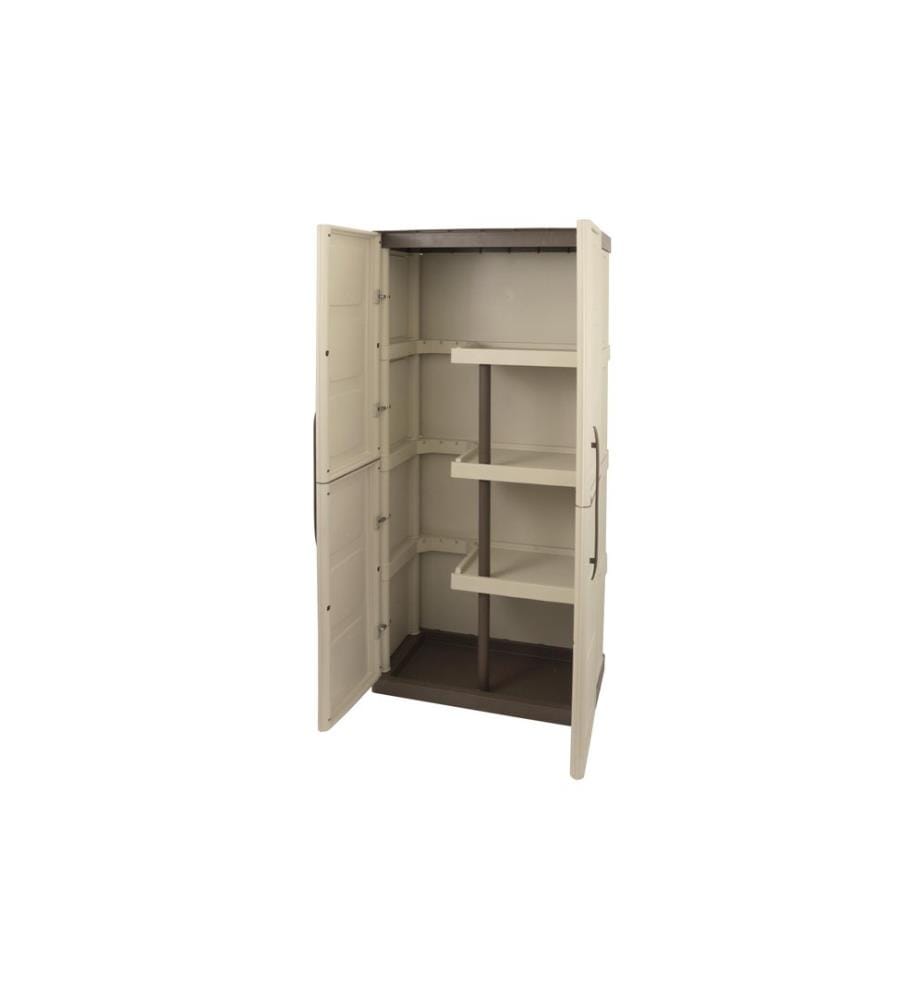Art Plast - Gartenschrank Taupe/Elfenbein | DeinDeal