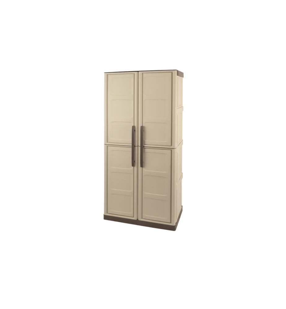 Art Plast - Gartenschrank Taupe/Elfenbein | DeinDeal