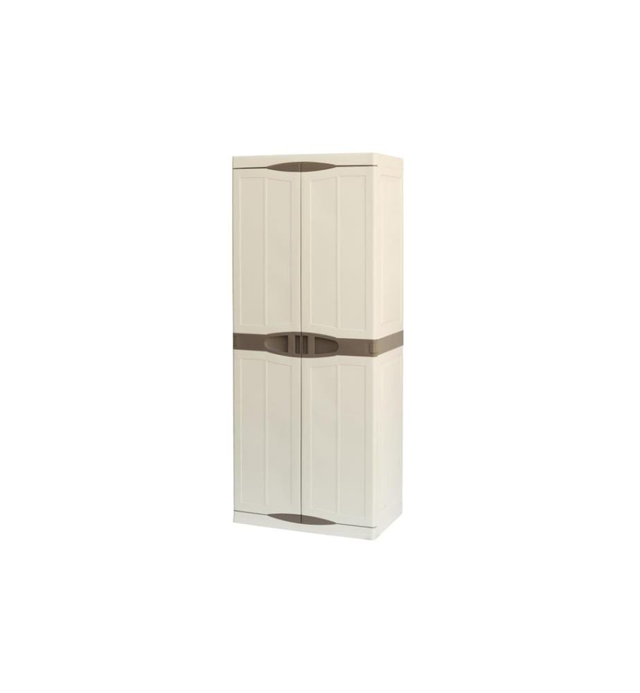 Art Plast - Gartenschrank Beige/Braun | DeinDeal