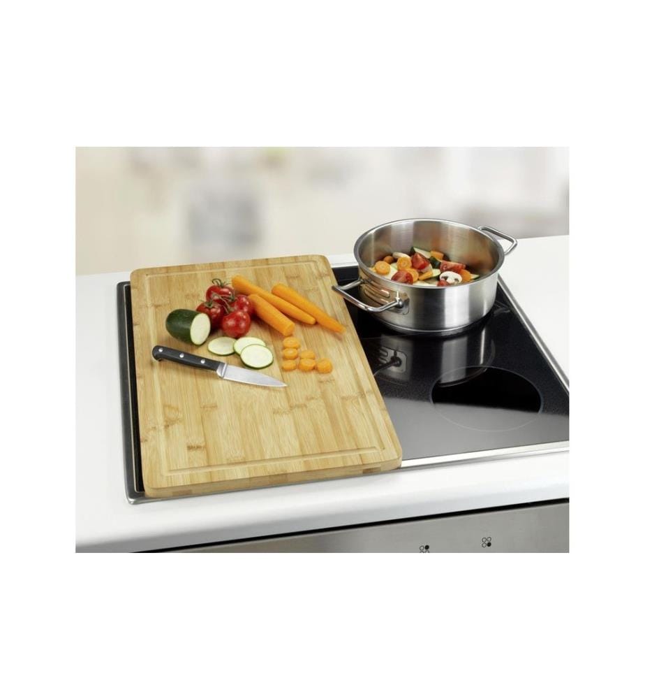 WENKO - Herdabdeckplatte 52 x 30 x 1.5 cm Bambus | DeinDeal