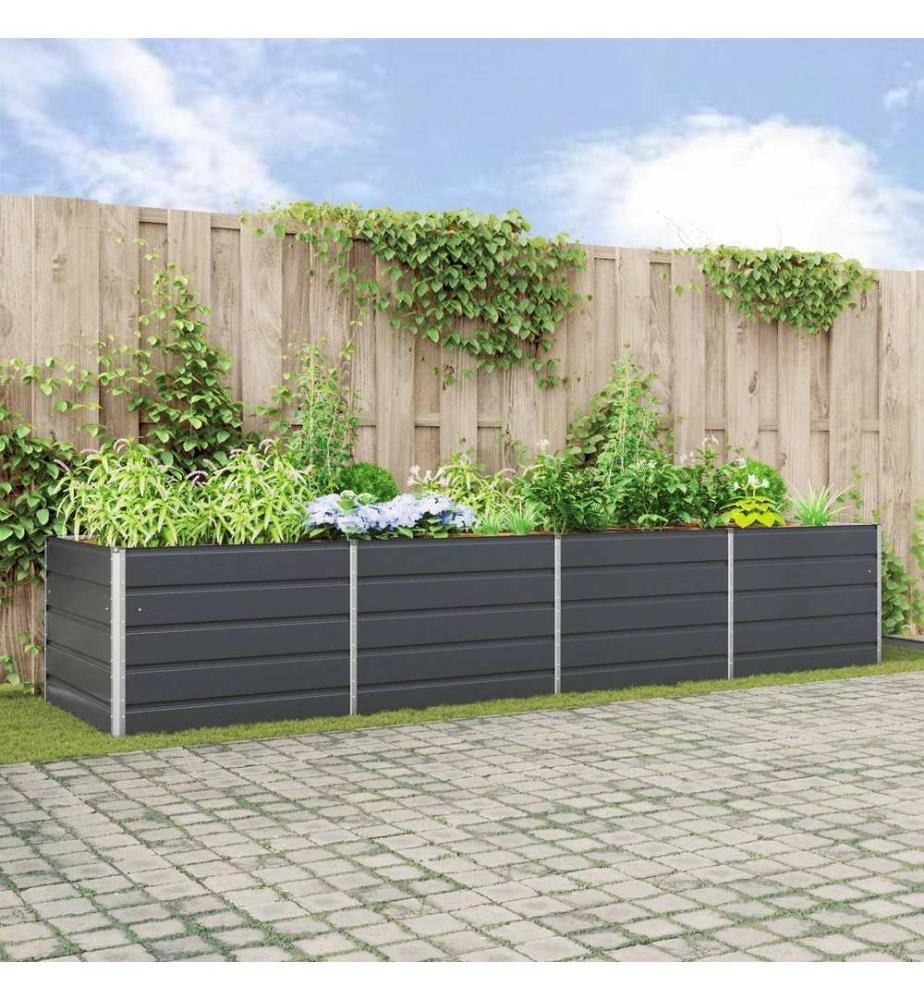 Vidaxl vidaXL Pflanzkübel Anthrazit 385 x 100 x … | DeinDeal