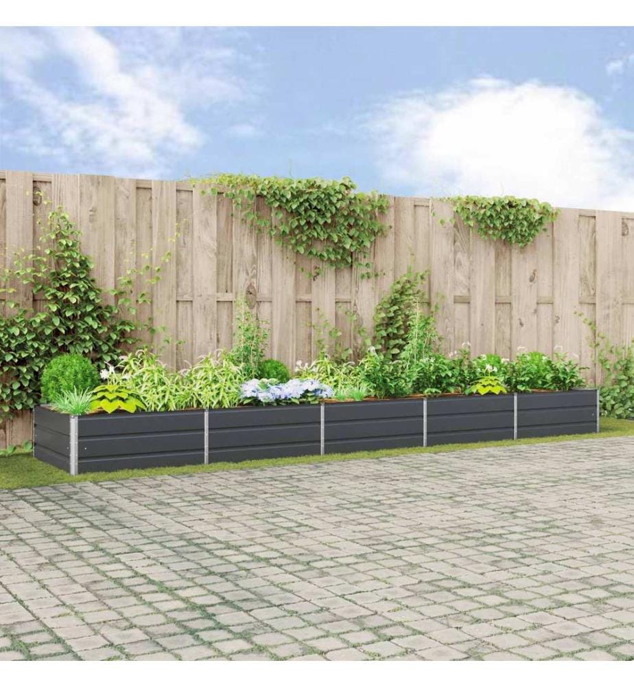 Vidaxl vidaXL Pflanzkübel Anthrazit 480 x 100 x … | DeinDeal