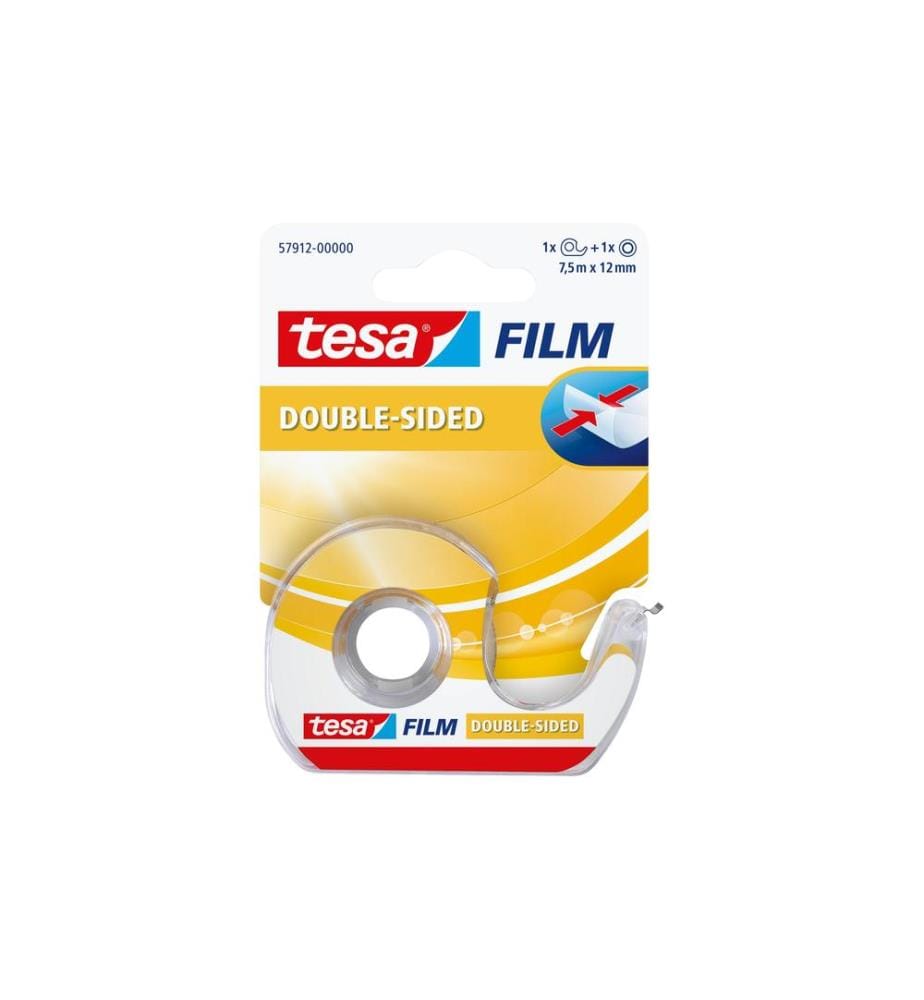TESA - Handabroller Film Doppelseitig 12 mm x 7.… | DeinDeal