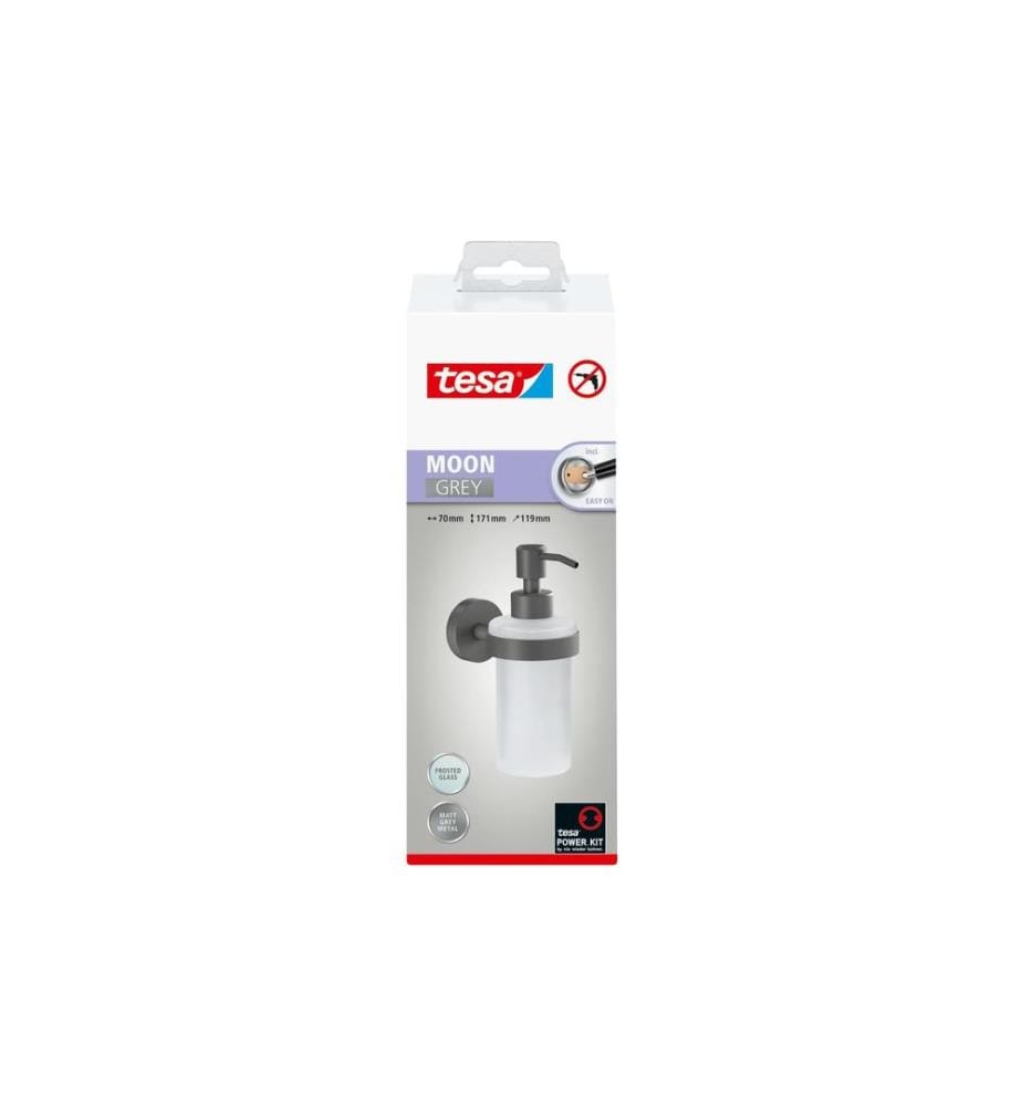 TESA - Wandseifenspender Moon Grey 200 ml, Grau | DeinDeal